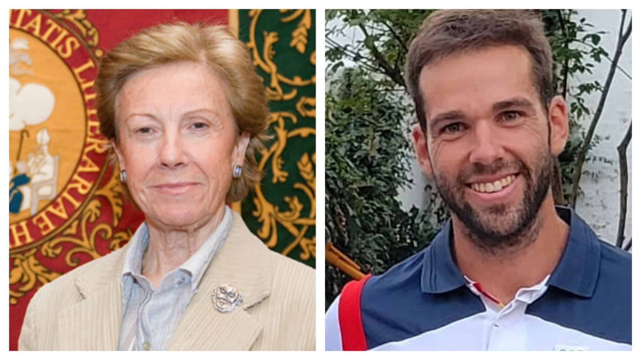 María del Pilar León Castro y Javier García, las Banderas de Andalucía ...